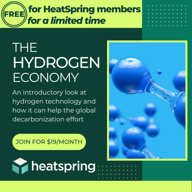 "The Hydrogen Economy" Free to HeatSpring Members for a Limited Time ...