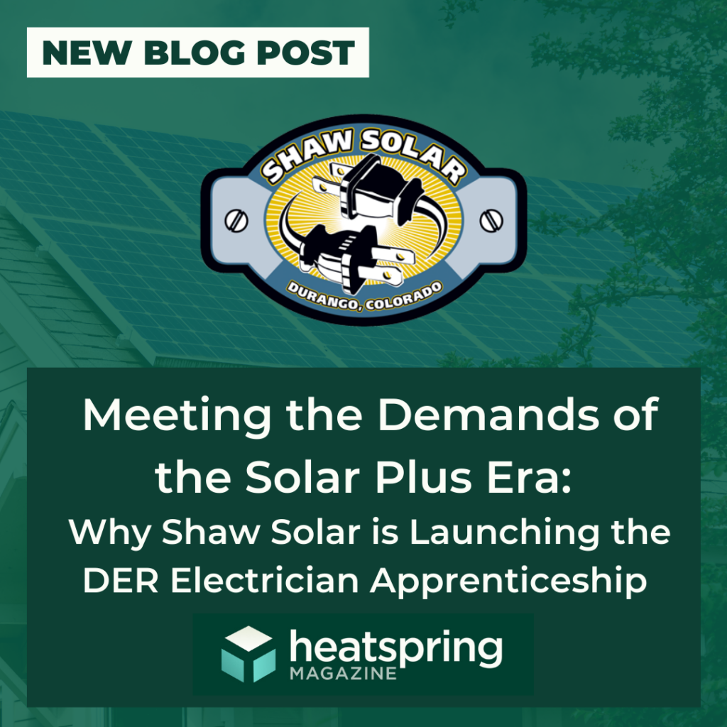Meeting the Demands of the Solar Plus Era: Why Shaw Solar is Launching ...