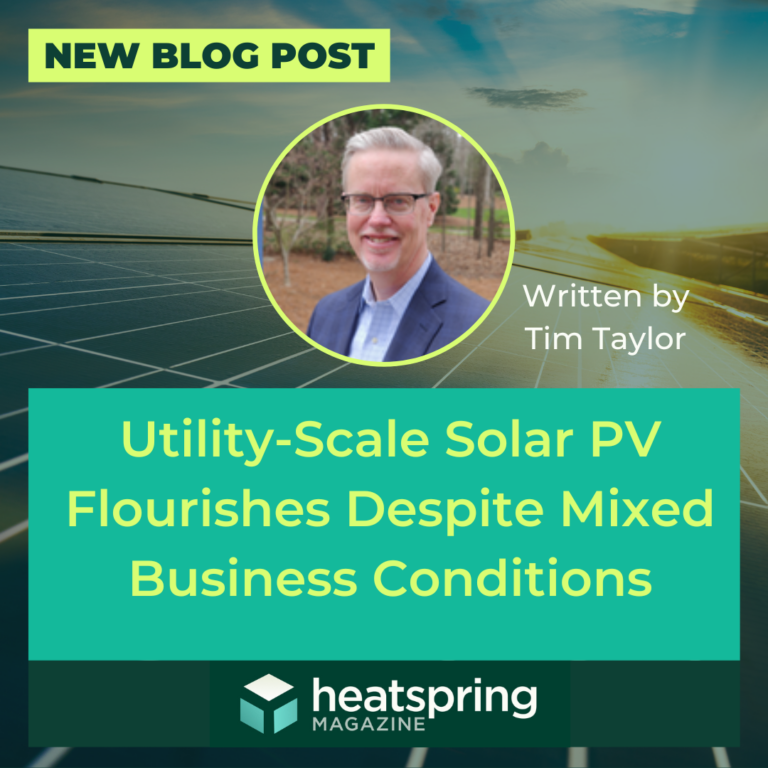 Utility-Scale Solar PV Flourishes Despite Mixed Business Conditions ...