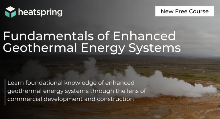 New Free Course Announcement: Fundamentals of Enhanced Geothermal ...